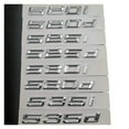 3D ABS Car Trunk Emblem Badge Logo Fit For BMW 520i 525i 530i 535i 520d ...