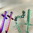 3pc 3D Printed Mini Sword Knife Retractable Gravity Sword Scalable ...