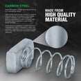 3/8 inch Thread x 1-3/8 inch Strut Channel Nuts with Long Spring ...