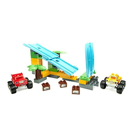 Blaze and the Monster Machines Mega Bloks Jungle Ramp Rush Building Set ...