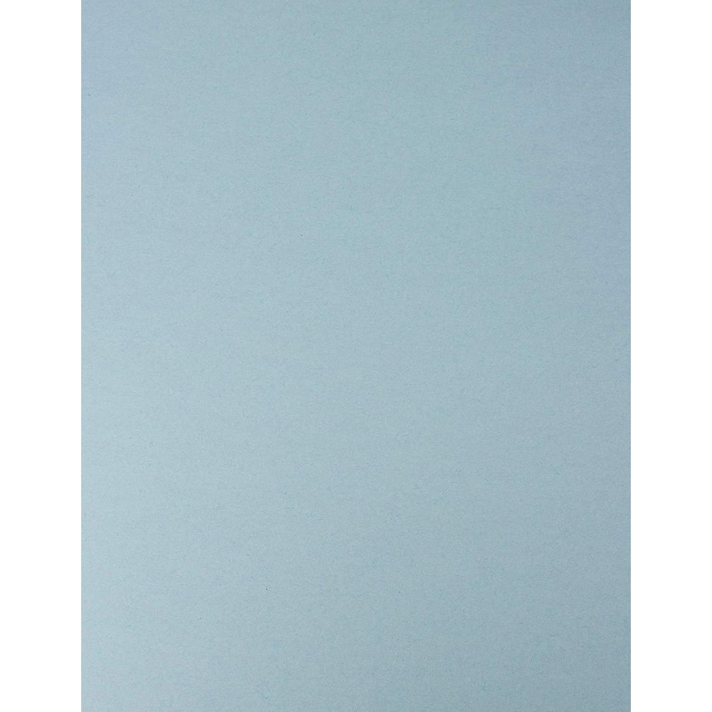 50 Colored Blue Sheet Card Stock Paper - Vellum Bristol Cover, Copy ...