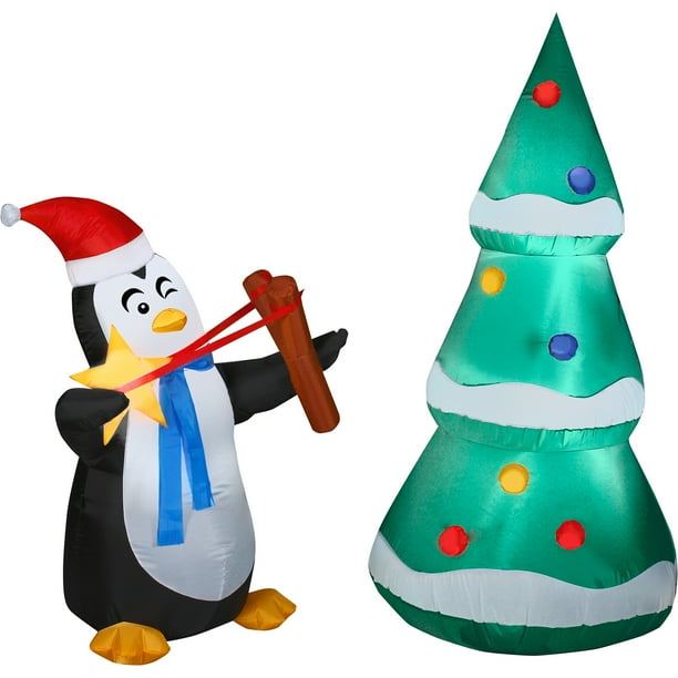 Airblown Inflatable 6' Tree Christmas Prop - Walmart.com