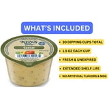 30 Count | Salad Dressing Dipping Sauce Portion Cups | Single Serve ...