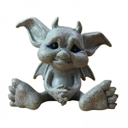 Statue sculpture,Outdo Decor Goblin Statue Figurine,Mystical Goblin ...