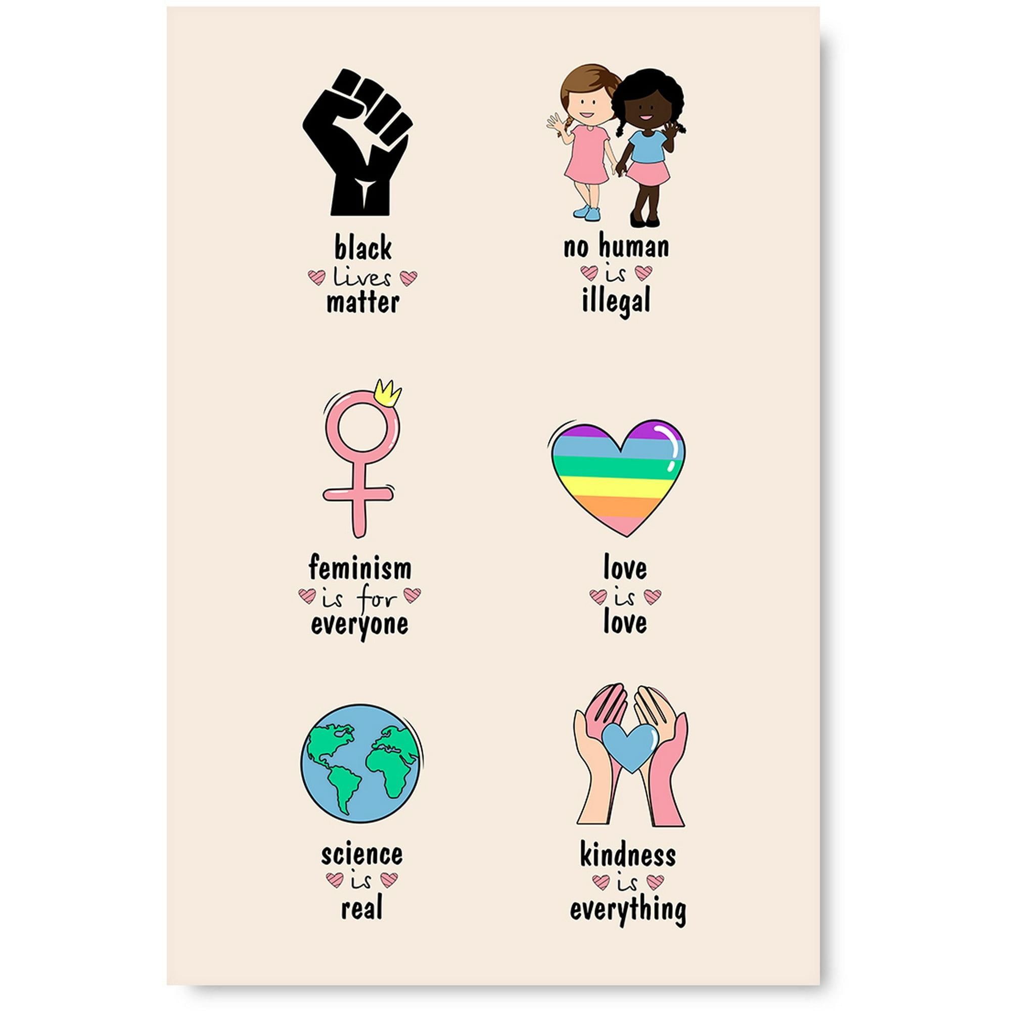 Poster On Equality And Justice