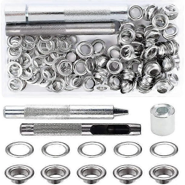 Grommet Kit Eyelets Tools Metal Grommet Eyelet Kit with Grommet Tools ...