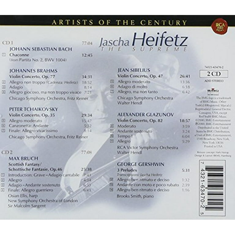 Jascha Heifetz Cd