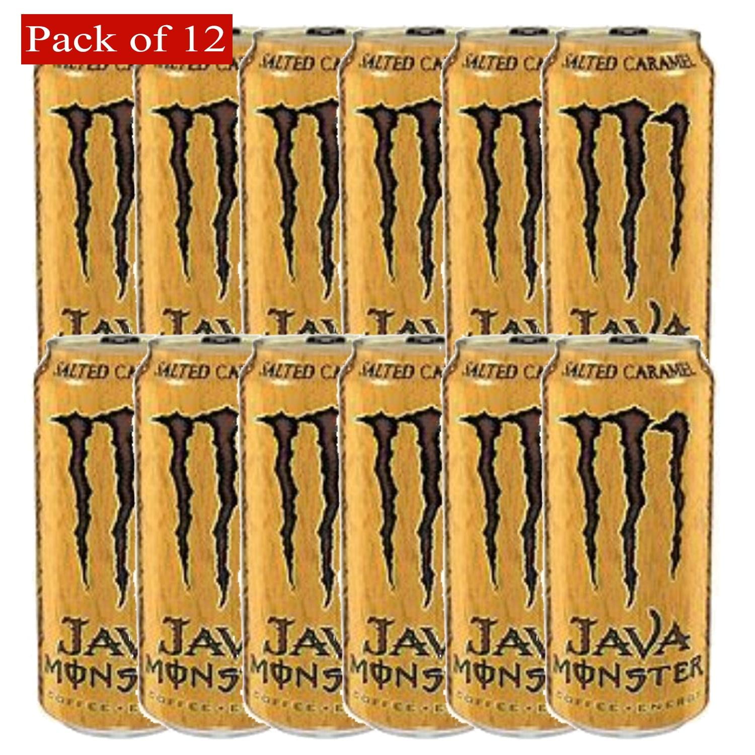 Monster Energy Java caramelo salado, 473 ml (paquete de 12) | Bodega ...