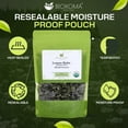 Biokoma Organic Lemon Balm Herbal Leaf Tea, 50g Resealable Pouch, USDA ...