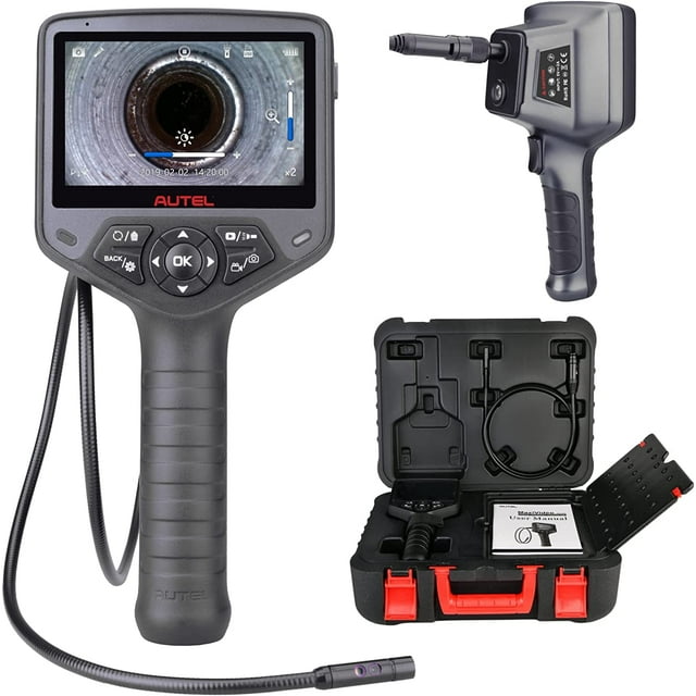 Autel MaxiVideo MV480 Industrial Endoscope/Borescope Dual Lens Video ...
