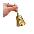 Super Loud Hand Barking Bell, Solid Brass Dinner Bell Gold - Walmart.com
