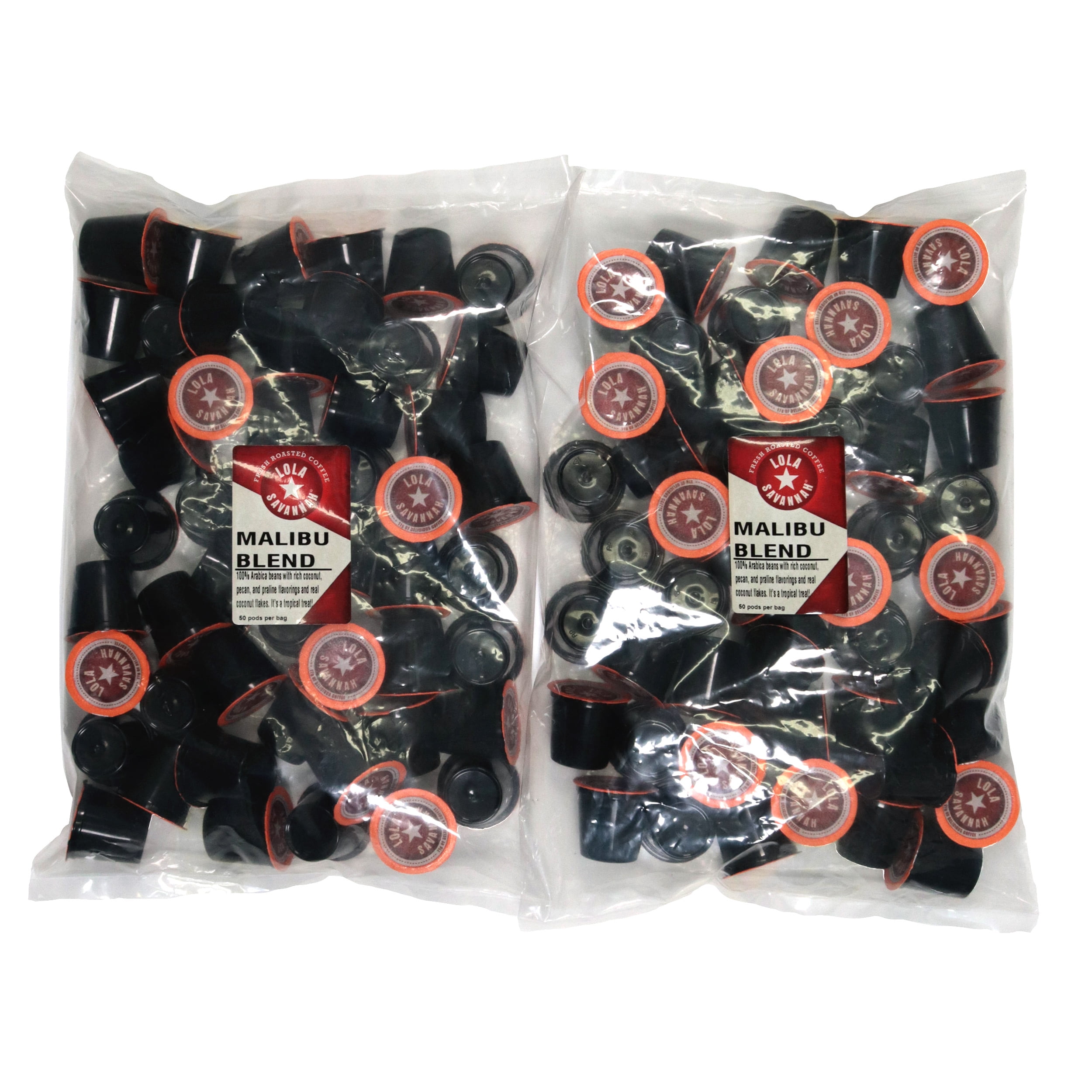 Lola Savannah Malibu Blend Coffee Pods - Caffeinated 100 Count ...
