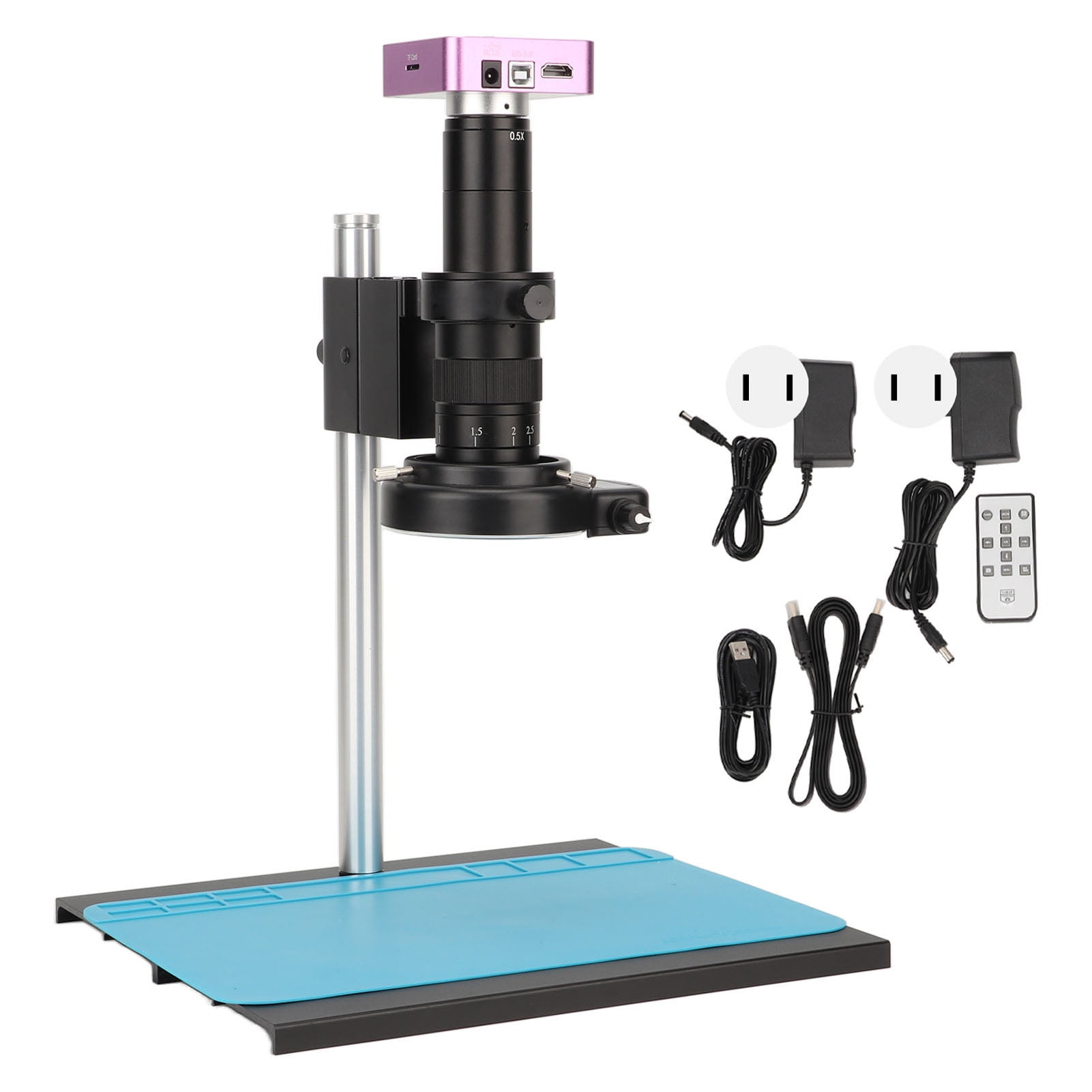 51MP Microscope Camera 180X C Mount Lens 1080P Video Industrial Digital ...