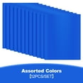 Vivin Plastic Folder with Pockets and Prongs, 12 Pack Blue Letter Size ...