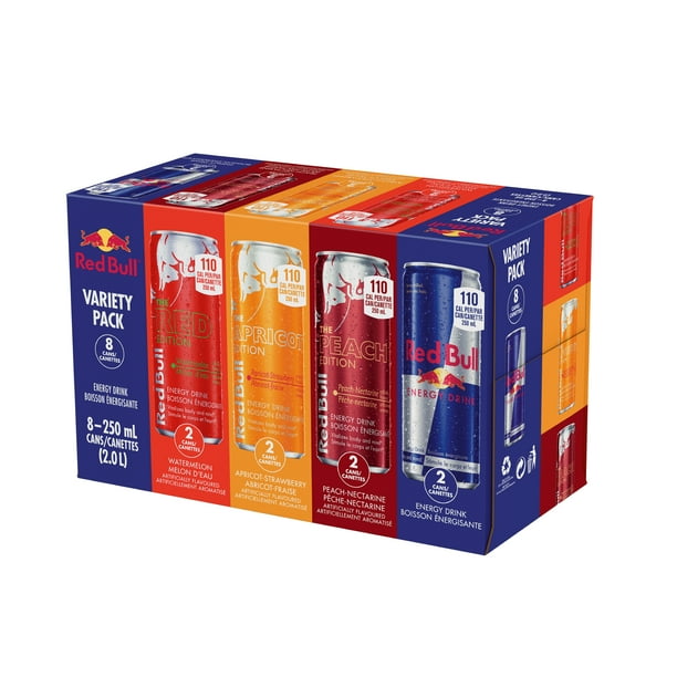 Red Bull Variety Pack, RB VP 8X250ML - Walmart.ca