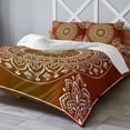 4 Piece Duvet Cover Set Cal king, Boho Ethnic Traditional Style Soft ...