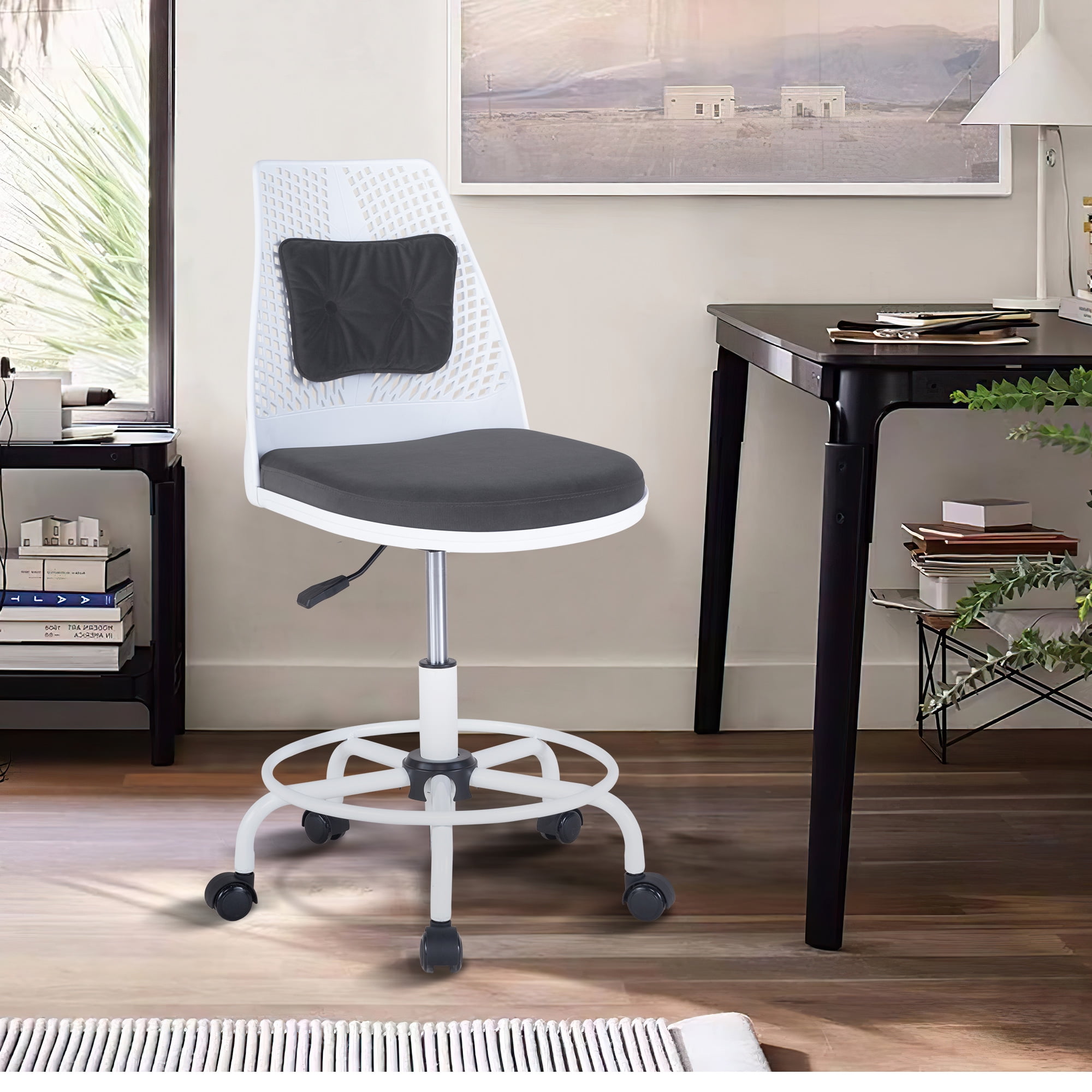 Sesslife Ergonomic Office Chair, Home Office Desk Chairs with Castors ...