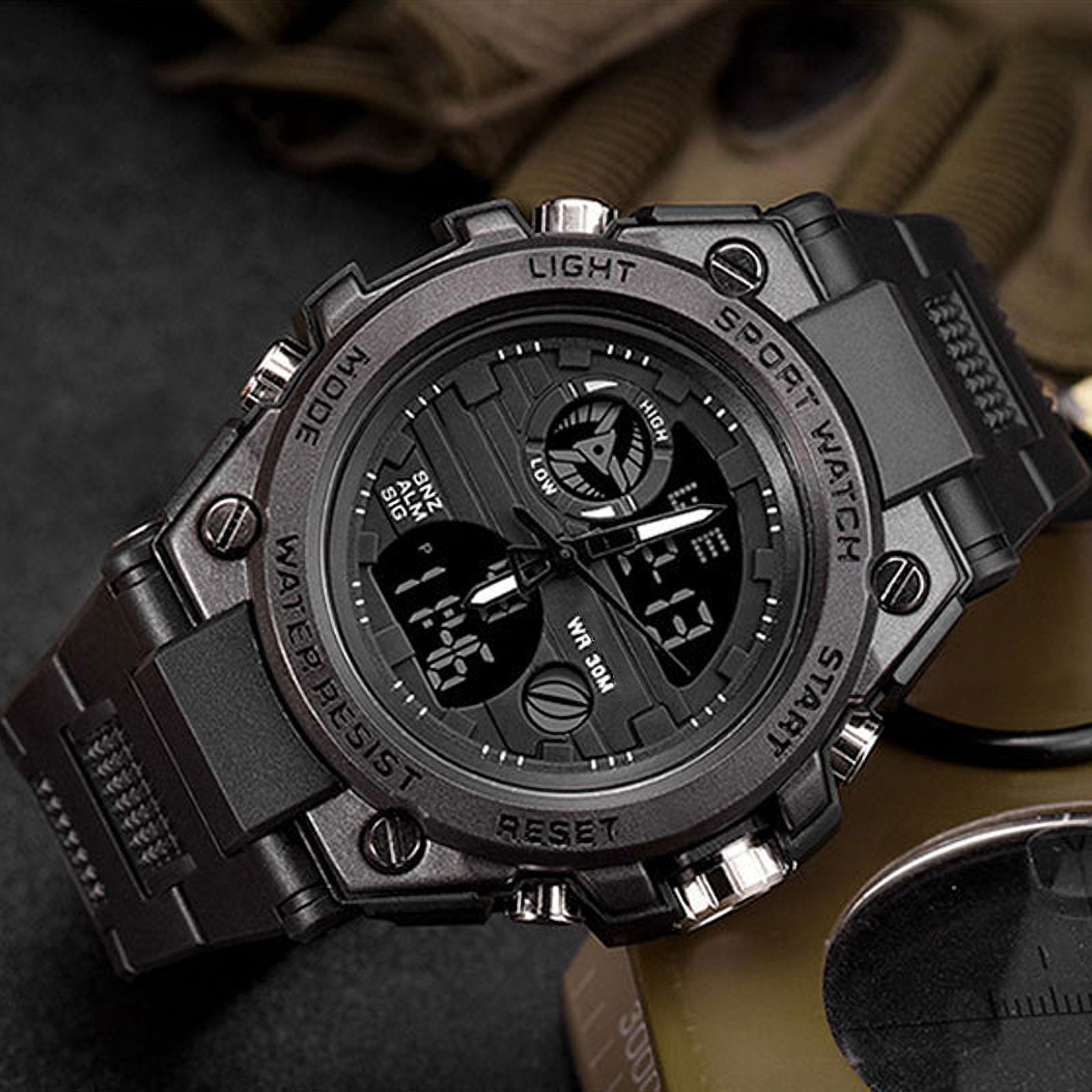 Reloj inteligente luminoso, reloj deportivo electrónico LED Reloj ...