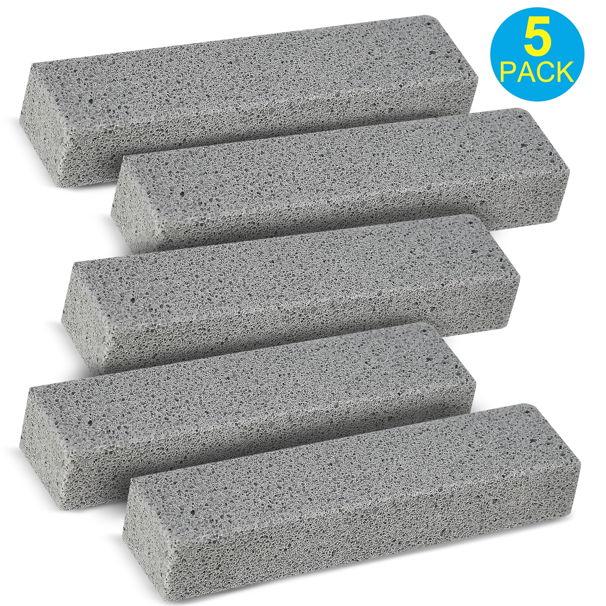 Salvmary 5 Pieces Grey Hard Skin Pumice Cleaning Stone, Stains/Water ...