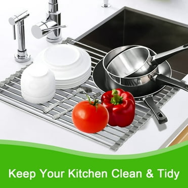 Dish Drying Mat-Super Absorbent Drying Mat for Kitchen Counter Fast ...