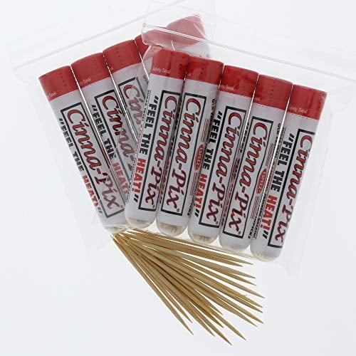 Cinna-Pix Brand Cinnamon Toothpicks Tubes (10 Pack) - Walmart.com