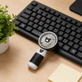 WYBXZ Black 3 Speed Handheld Fan USB Rechargeable Mini Portable Fan For ...