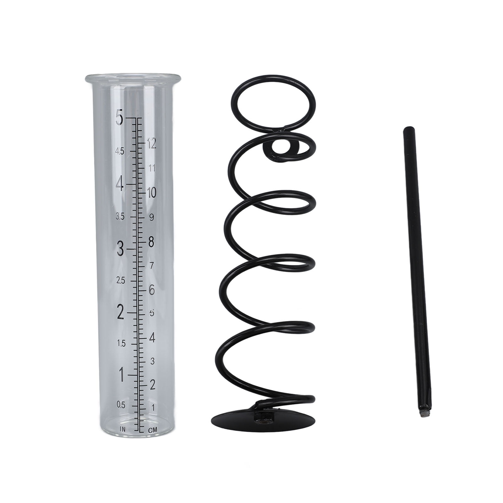 Medidor de lluvia en espiral con escalas transparentes Medidor de ...