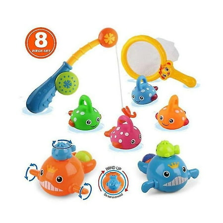 Baby Bath Toys, Fishing Bathtub Toy Set With Fishing Rod And Fishing ...