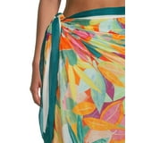 Time and Tru Women's Swim Coverup Pareo Beach Wrap Sarong - Multi ...