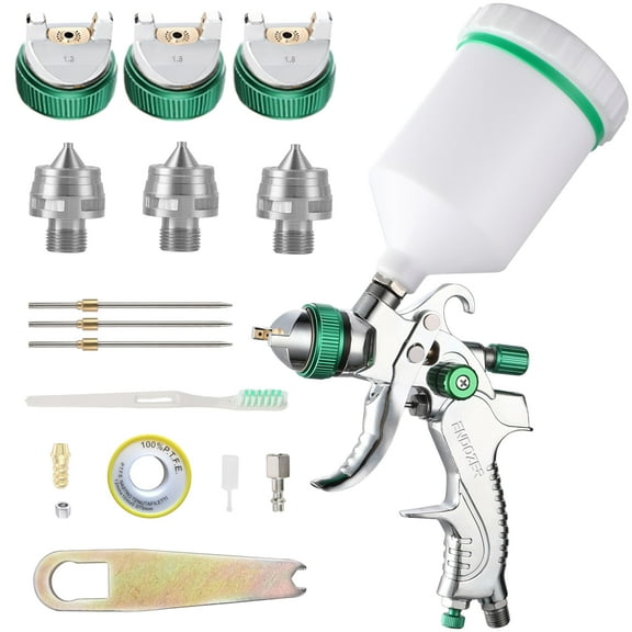 Siphon Feed Spray Gun, High Atomization Air Paint Spray Gun, 1000cc ...