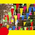 KONTONTY 100m Bunting Banner Multicolor Pennant Banners Flag Outside ...