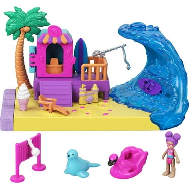 Polly Pocket Pollyville Splashy Super Slidin' Water Park Playset ...