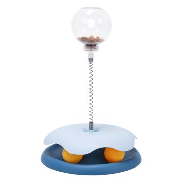 3 IN 1 Cat Toy 3 Tier Tower Interactive Ball Toy With 2 Moving Balls ...