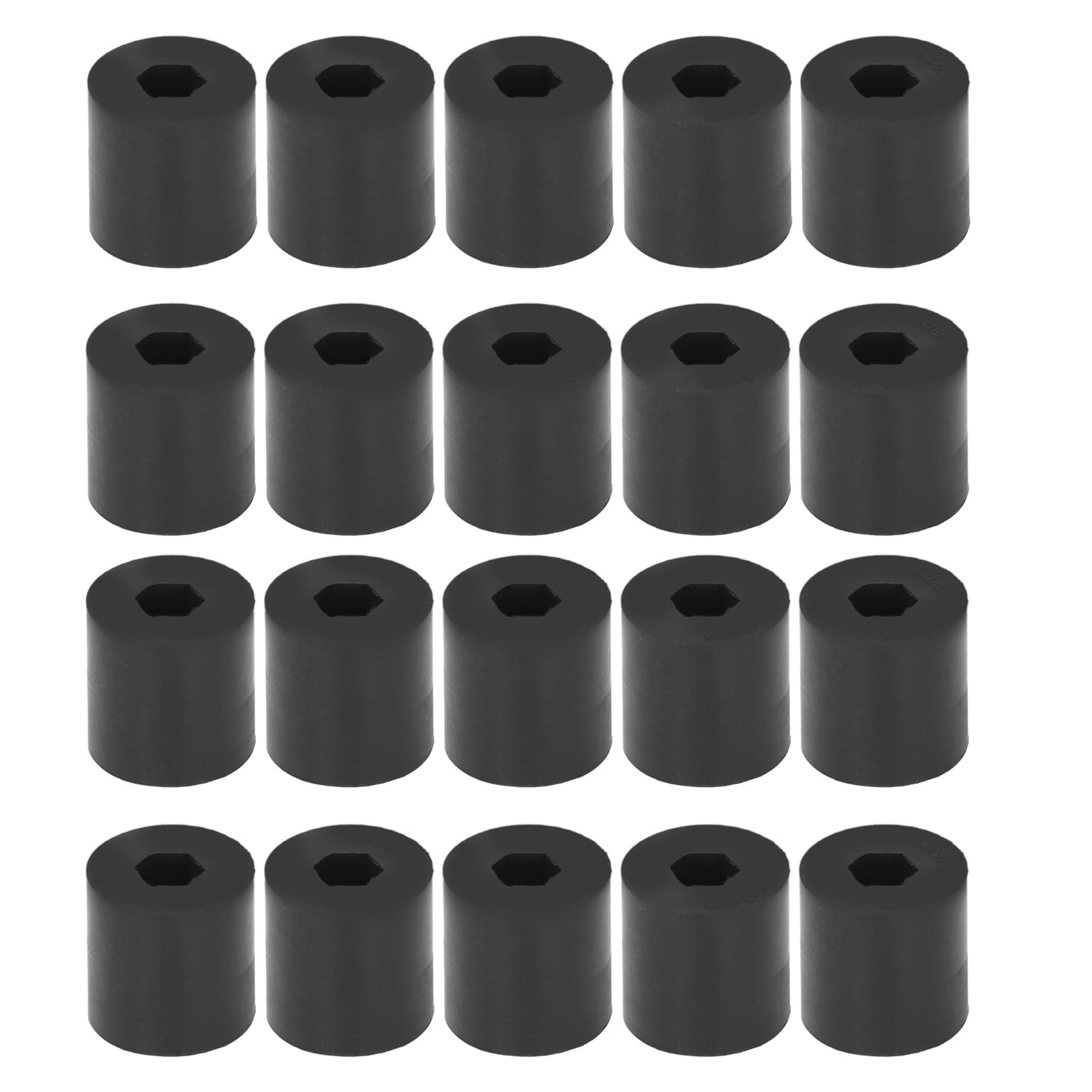 Kozecal Pick Roller 20Pcs Pick Roller Pickup Wheel Rubber 5mm Hex Hole Kozecal Pick Roller 20Pcs Pick Roller Pickup Wheel Rubber 5mm Hex Hole