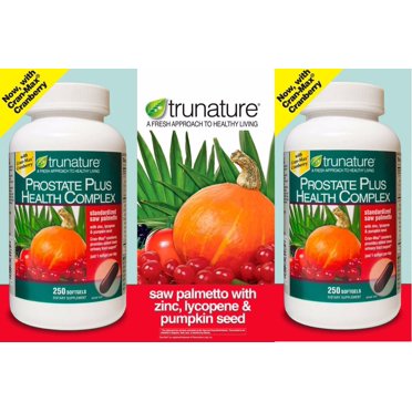 Trunature Prostate Plus Health Complex, Support Supplements, 250 ...
