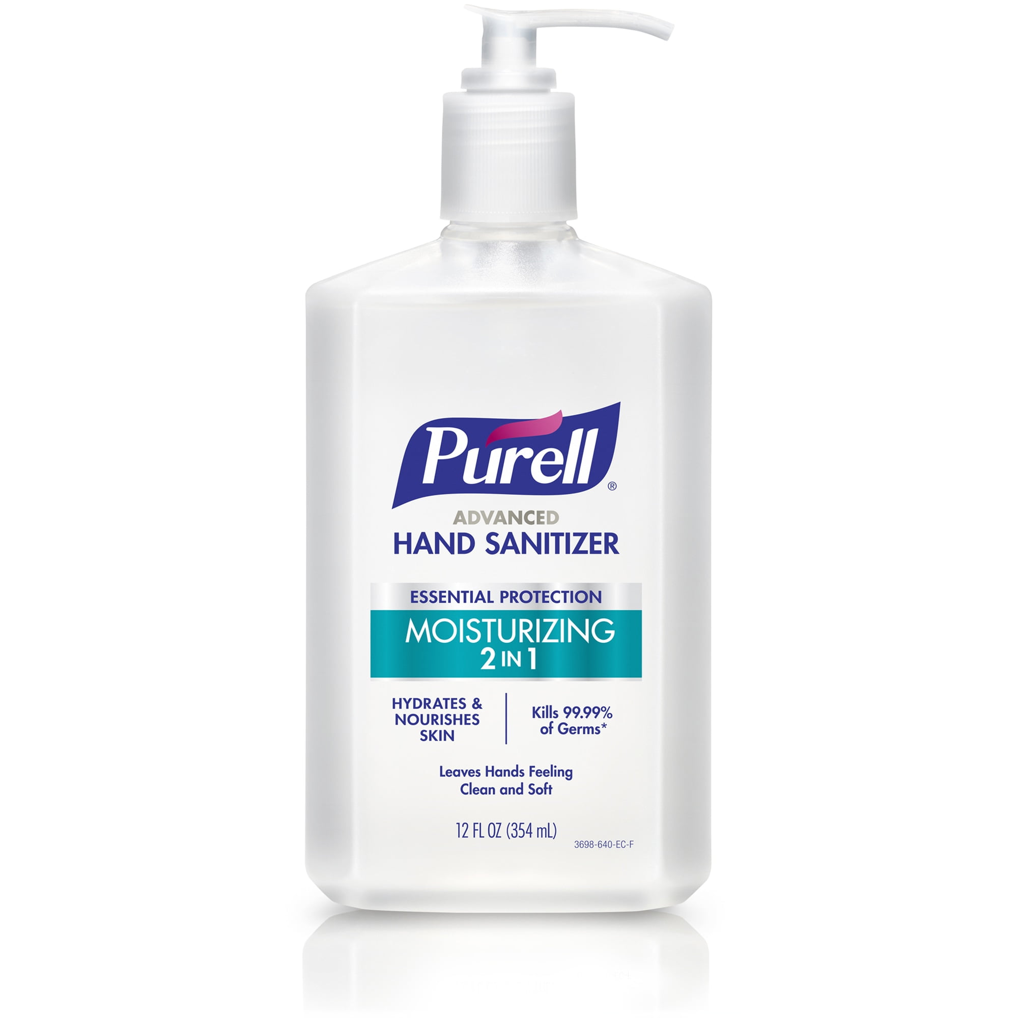 PURELL 2in1 Moisturizing Advanced Gel Hand Sanitizer 12 oz 12 Carton 3698 12 CT