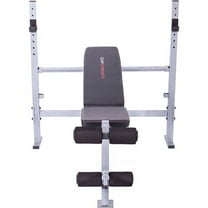 CAP Strength Deluxe Mid-Width Weight Bench with Leg Attachment (500lb ...