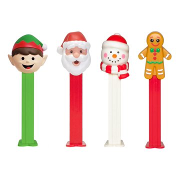 PEZ Christmas Holiday Candy Dispenser Blister Pack - Snowman - Walmart.com