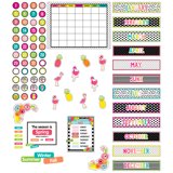 Simply Stylish Tropical Pineapple Calendar Bulletin Board Set, 92 ...
