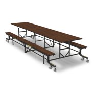 Palmer Hamilton LLC Folding Bench Cafeteria Table - Walmart.com