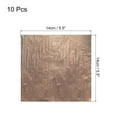 10 Sheet Gold Leaf Sheets, 5.5"x5.5" Imitation Gold Foil Sheets ...