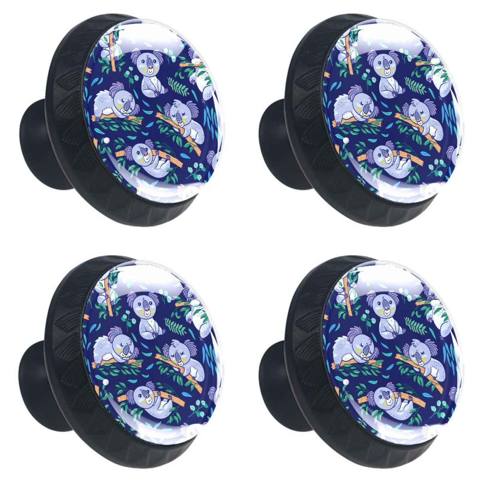 4 Pcs Cute Cartoon Koala Knobs for Kitchen Cabinet Cupboard Dresser ...