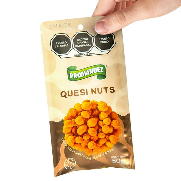 Pack De 12 Promanuez Quesi Nuts 50Gr | Bodega Aurrera en línea