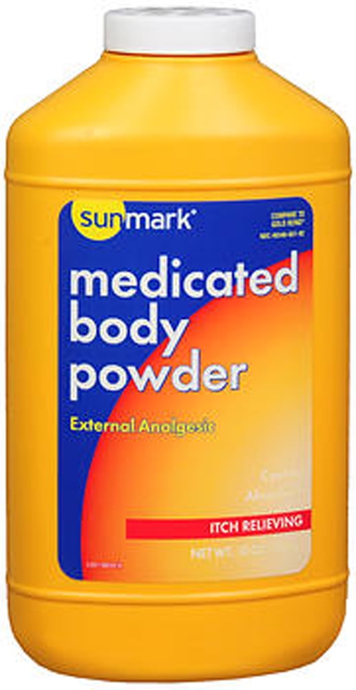 Sunmark Medicated Body Powder - 10 oz - Walmart.com