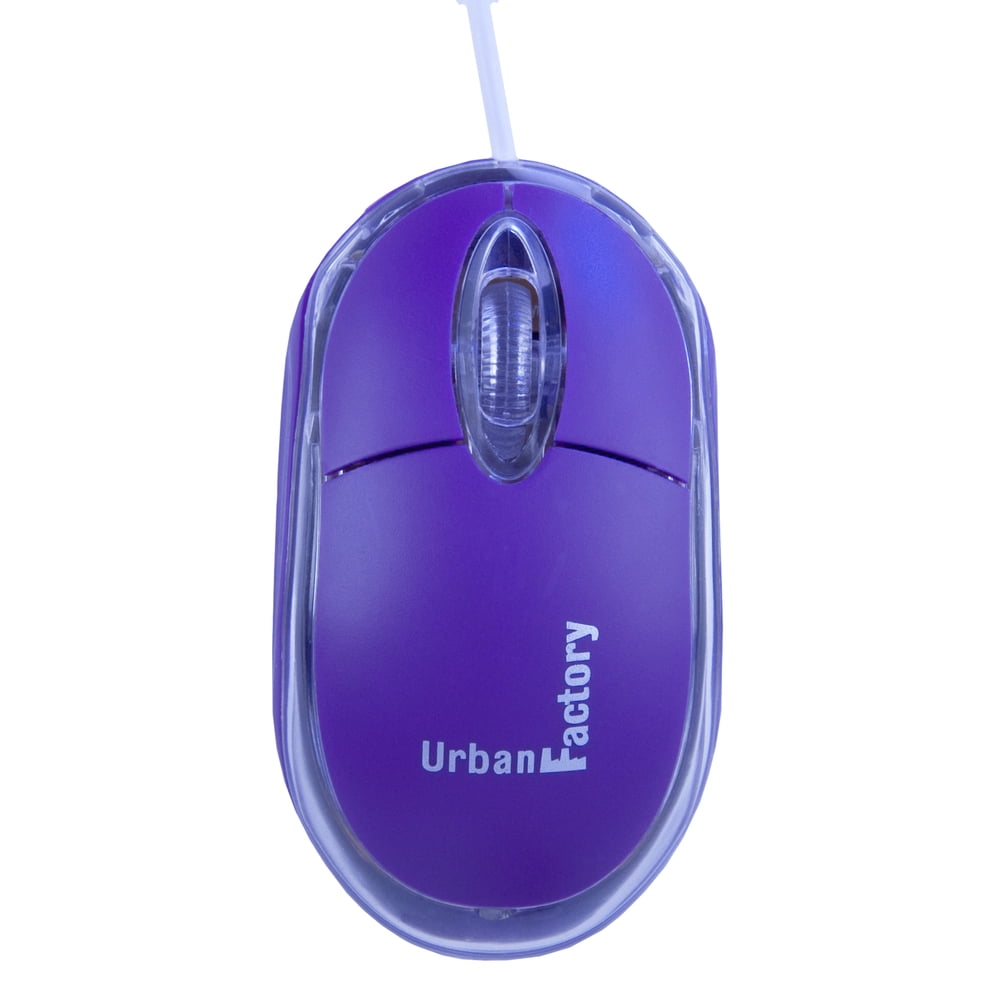 Urban Factory 800dpi Krystal Mouse, Purple - Walmart.com - Walmart.com