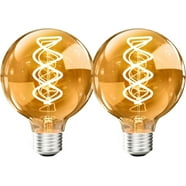 SDLUXBULB Decorative Light Bulbs Vintage LED Edison Bulb 6W 600LM (60W Equivalent) dimmable G40 ...