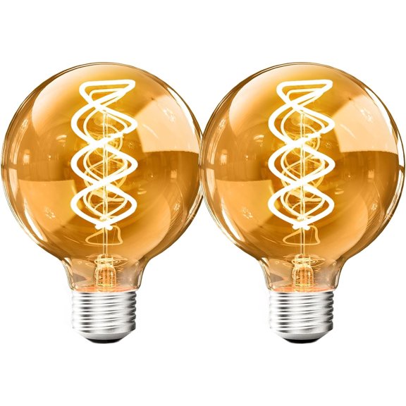 SDLUXBULB Decorative Light Bulbs Vintage LED Edison Bulb 6W 600LM (60W ...