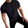 biudgviw Men's T-Shirts Casual Stylish Short Sleeve Crewneck Tops Comfy ...
