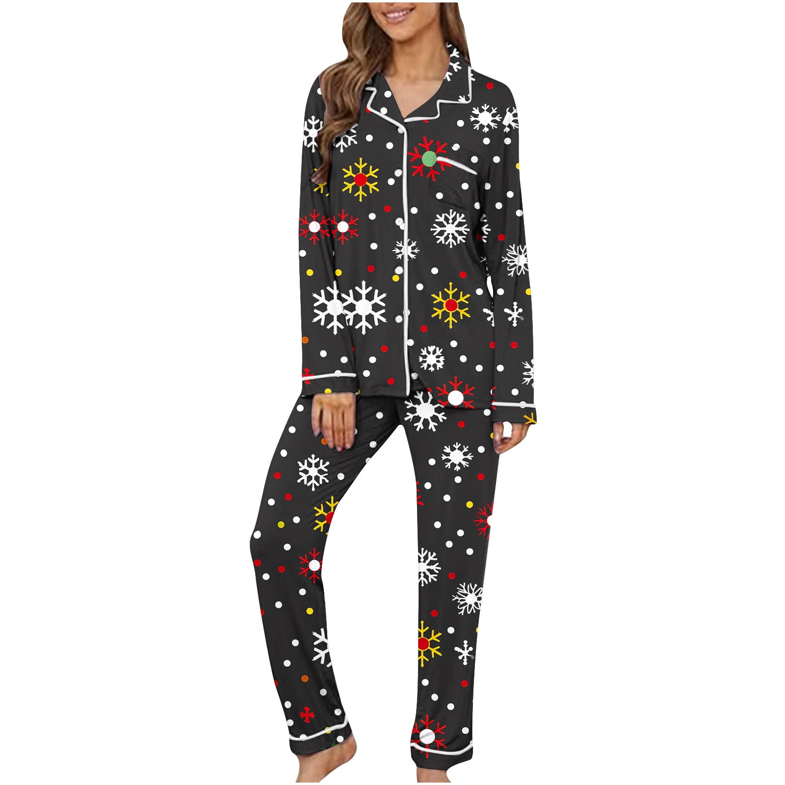 Click here for Amzcrzy Pajamas For Women Set Ladies Christmas Pri... prices