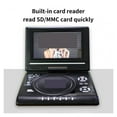 Portable DVD, 9.8 Inches Portable DVD Player High Clarity TV Function ...